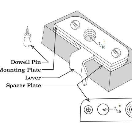 Casket Latch, Casket Lid Closure – Casket Builder Supply
