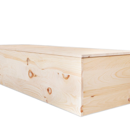 Casket Kit, Plain Pine Box (Shipping Included*) – Casket Builder Supply